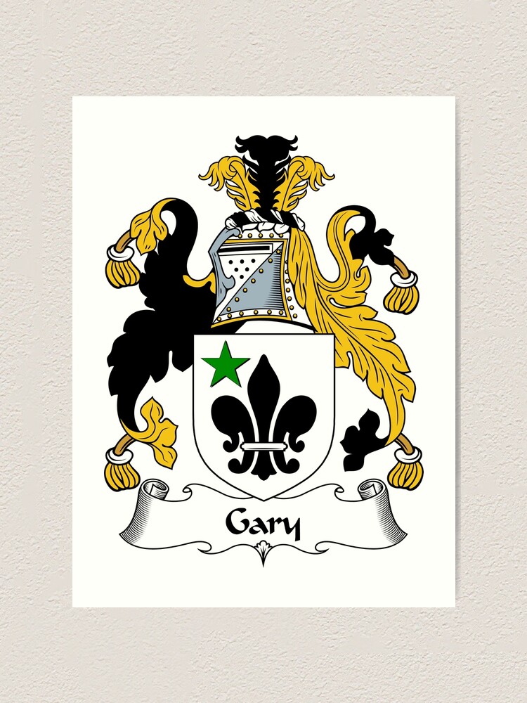 "Gary Coat of Arms / Gary Family Crest" Art Print by ScotlandForever ...