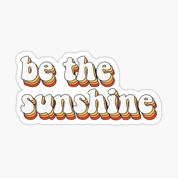 "VSCO BE THE SUNSHINE" Sticker for Sale by Asheikh2 | Redbubble