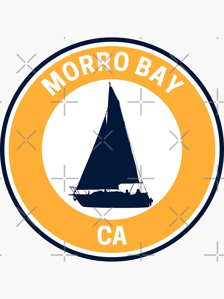 "Vintage Morro Bay California" Sticker by fearcity | Redbubble