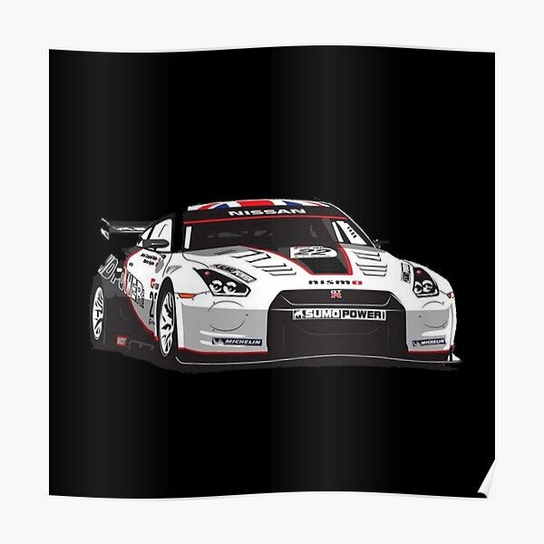 Póster «GTR R35 Sumo Power FIA GT-1» de keithlow1998 | Redbubble
