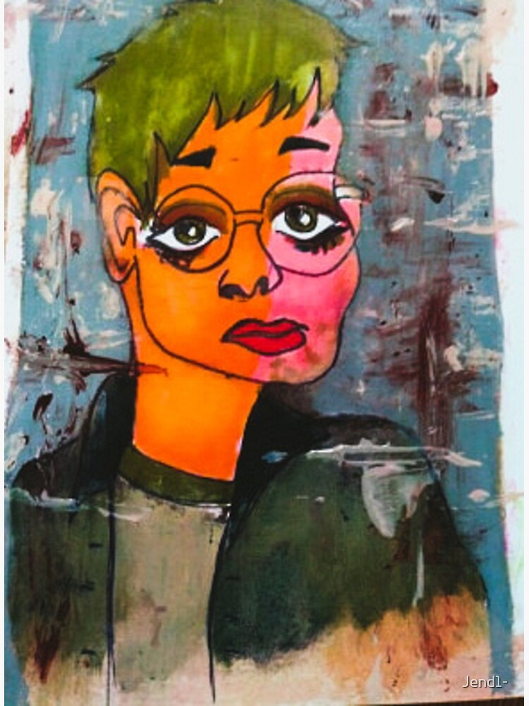 "A women with a shape shifting face." Poster for Sale by Jend1- | Redbubble