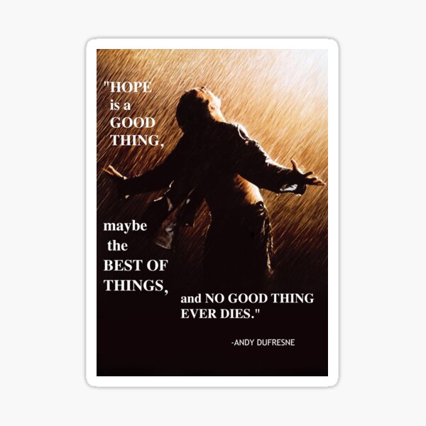 "Shawshank Redemption" Sticker by k8illustrates | Redbubble