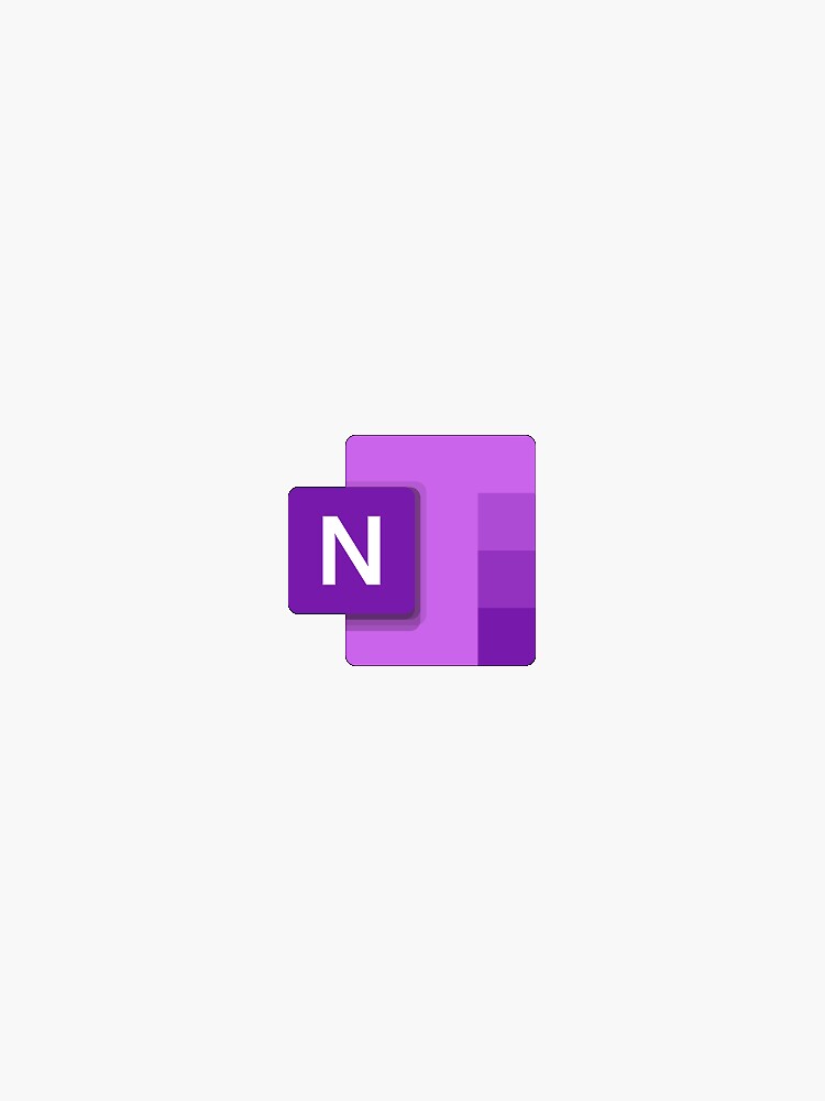 "Microsoft OneNote" Sticker for Sale by RalfEs | Redbubble
