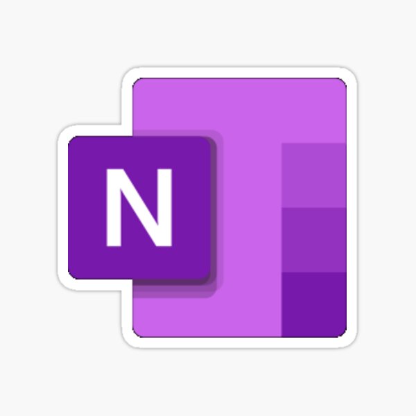"Microsoft OneNote" Sticker for Sale by RalfEs | Redbubble