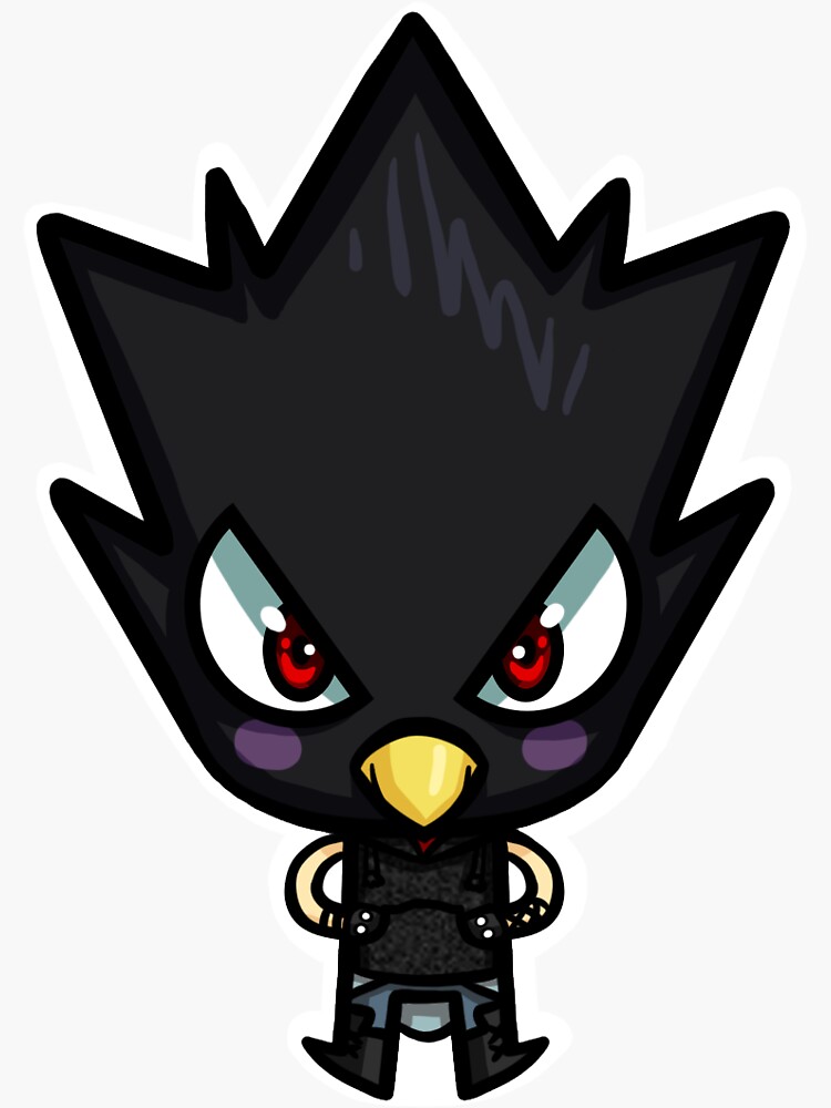 "Fumikage Tokoyami, Cute Chibi." Sticker for Sale by Kozekito | Redbubble