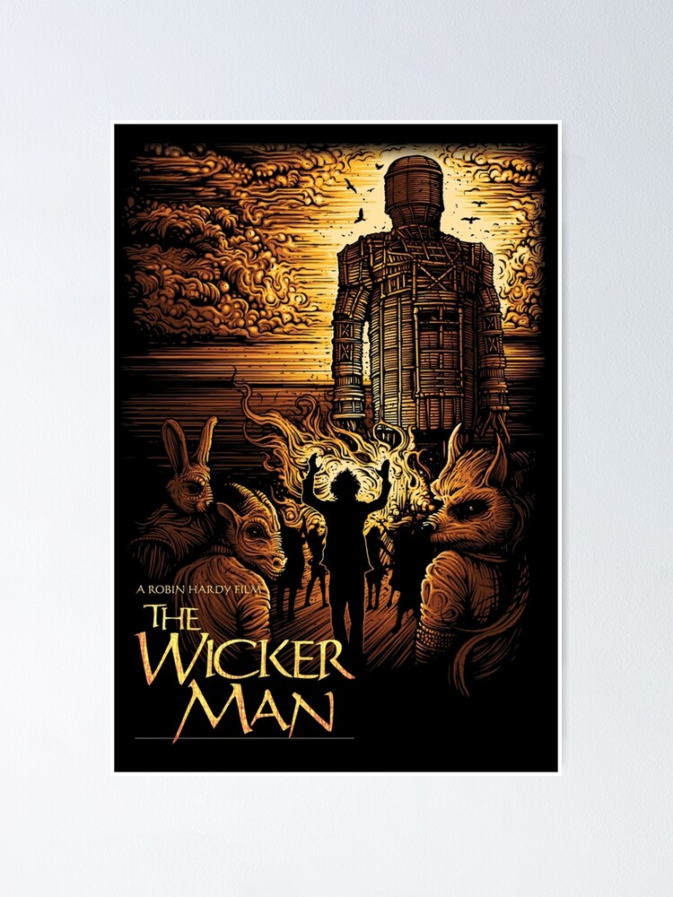 "The wicker man" Poster for Sale by Aftaelass | Redbubble