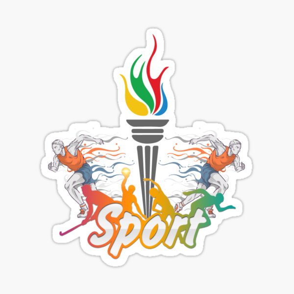 "Sports logo" Sticker for Sale by rajesh-772009 | Redbubble