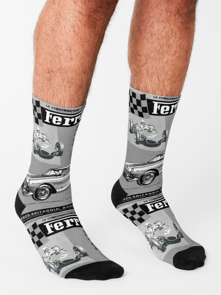 "FERRARI 250 GT" Socks for Sale by ThrowbackMotors | Redbubble