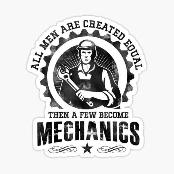 "mechanic" Sticker for Sale by marijanadesigns | Redbubble