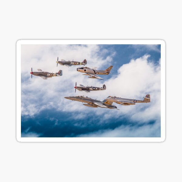 "RAAF History Flight Formation" Sticker for Sale by greenmantle | Redbubble
