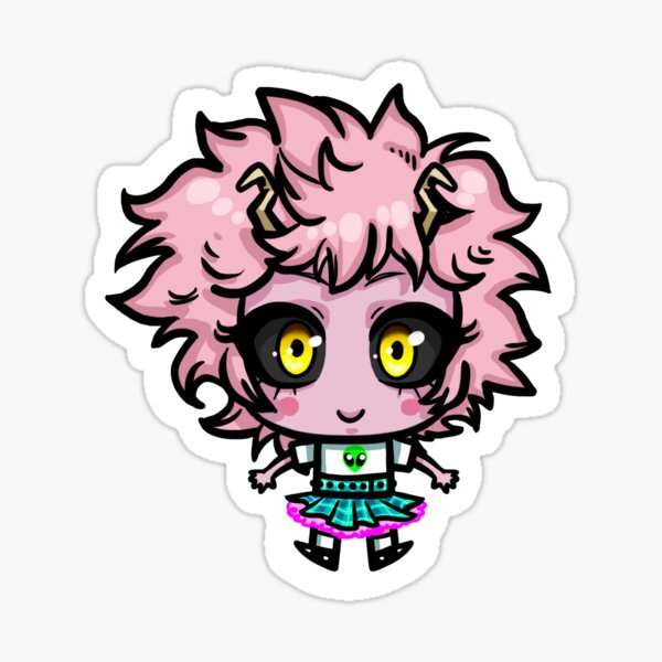 "Mina Ashido, Cute Chibi." Sticker for Sale by Kozekito | Redbubble