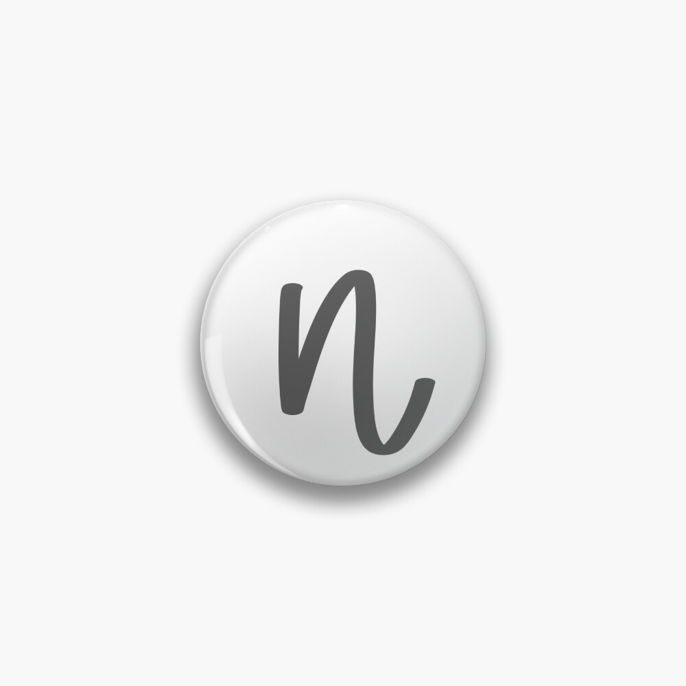 "N Floral Monogram" Sticker for Sale by katiedee | Redbubble
