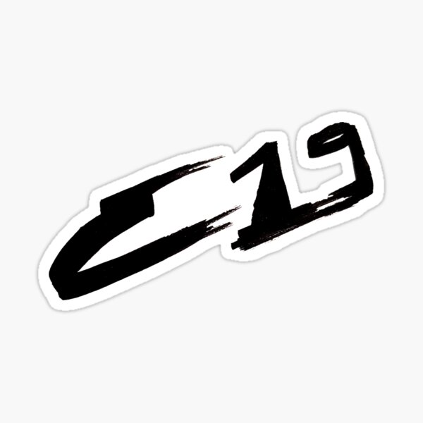 "C-19" Sticker for Sale by JPPro | Redbubble