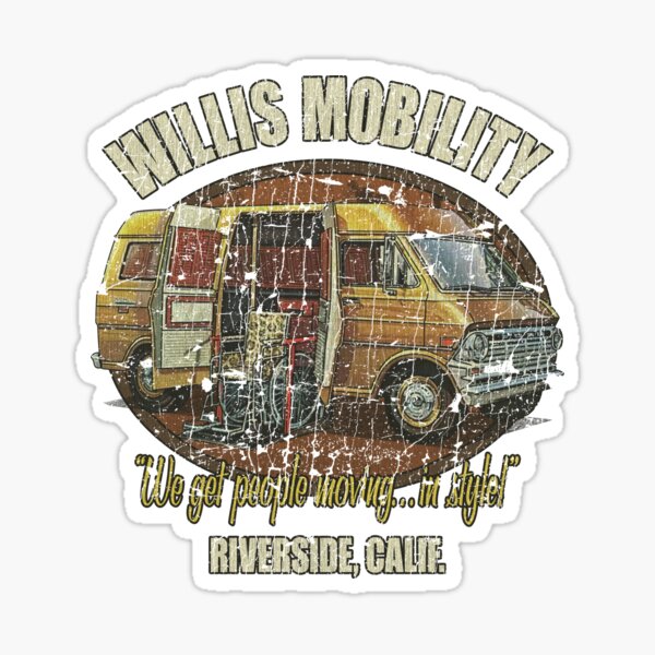 "Willis Mobility" Sticker by jacobcdietz | Redbubble
