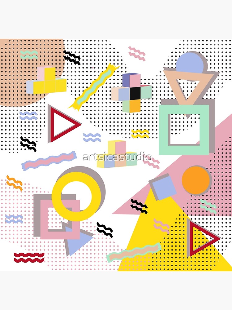 "Memphis Design" Poster by artsicastudio | Redbubble