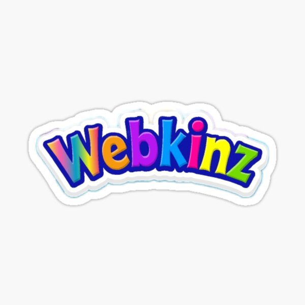 "Webkinz logo" Sticker for Sale by aesthicbaby | Redbubble
