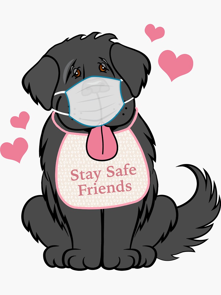"Stay Safe Friends" Sticker by itsmechris | Redbubble