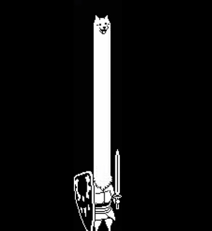 "Undertale Dog Knight Meme" by debracornell97 | Redbubble