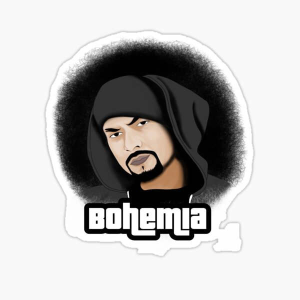 "Bohemia" Sticker for Sale by Jashan Pal Singh | Redbubble