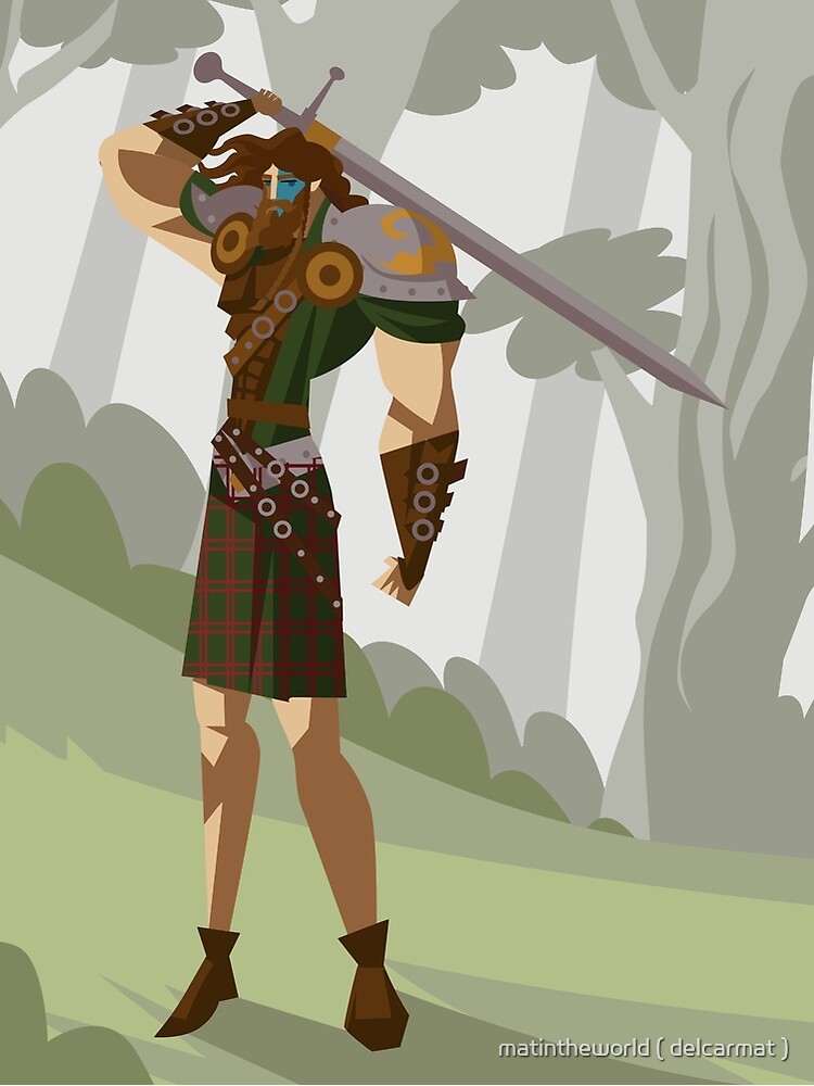 "william wallace cartoon" Poster by matintheworld | Redbubble