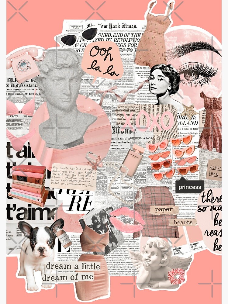 Pink Girly Collage