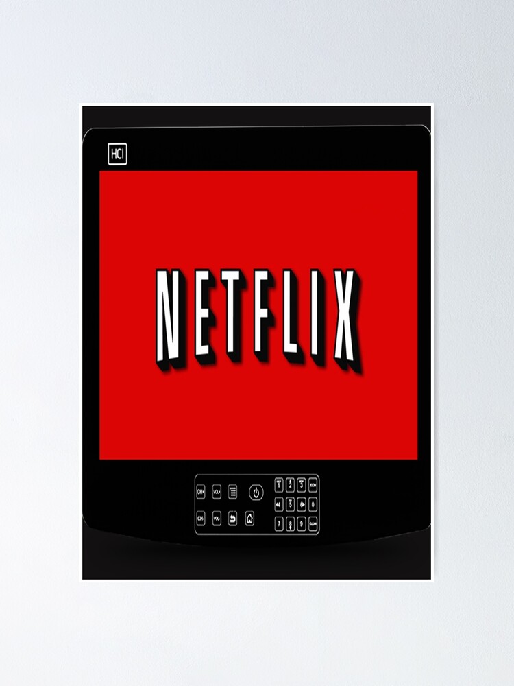 "Netflix Love Sticker" Poster for Sale by design-line | Redbubble