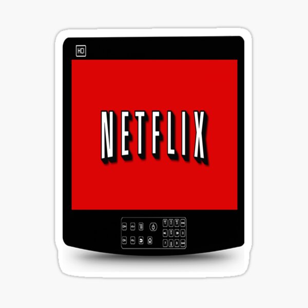 "Netflix Love Sticker" Sticker for Sale by design-line | Redbubble