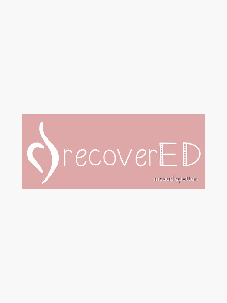 "ED Recovery NEDA" Sticker for Sale by mcaudlepatton | Redbubble