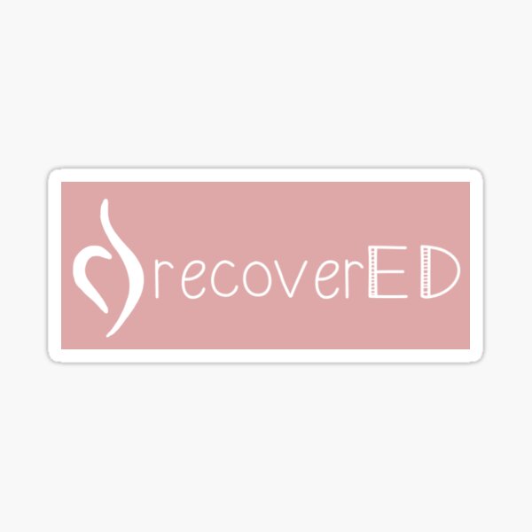 "ED Recovery NEDA" Sticker for Sale by mcaudlepatton | Redbubble