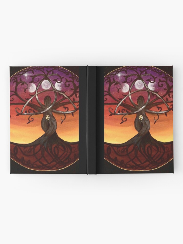 Cuaderno con la obra «Árbol de la Vida - Gran Diosa Madre Tierra con ...
