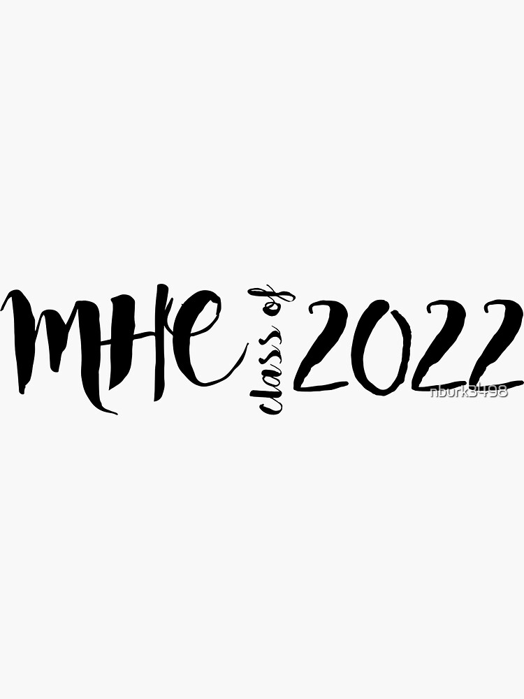 "MHC 2022" Sticker for Sale by nburk3498 | Redbubble
