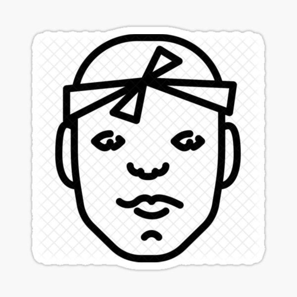 "Gangsta " Sticker by Honzoun | Redbubble