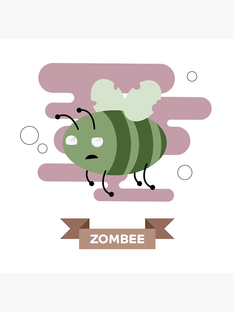 "Zombee" Sticker for Sale by PortraitPanda | Redbubble