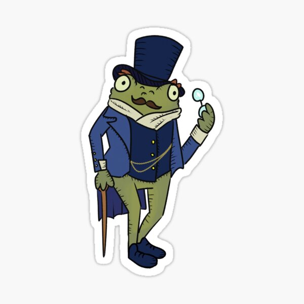 "Dapper Dan the Frog Man" Sticker for Sale by NextJen1 | Redbubble