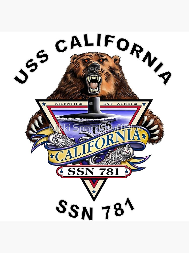 "SSN-781 USS California Crest" Art Print for Sale by Spacestuffplus ...