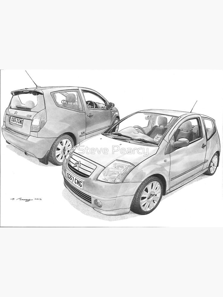 "Citroen C2 VTS" Art Print by mrstevepearcy | Redbubble