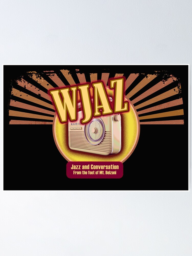 "WJAZ Radio" Poster by DBnation | Redbubble
