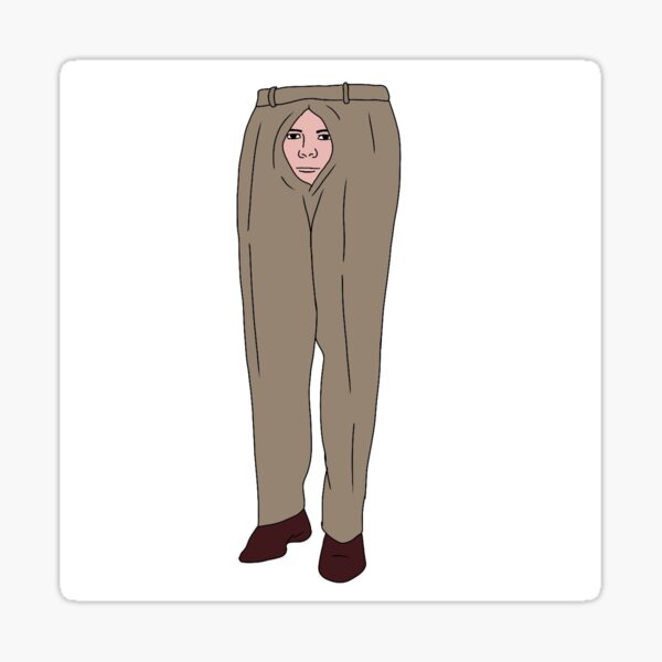 "Dank Meme Leg Face" Sticker by SSumDDay | Redbubble