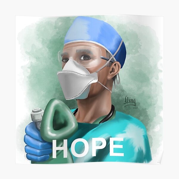 "Hope IV" Poster for Sale by flinguini | Redbubble