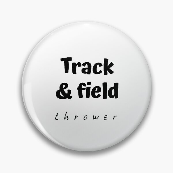 "Track and field design for throwers" Pin by stickernstuff5 | Redbubble