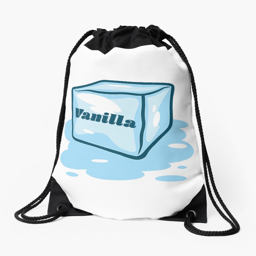 "Vanilla Ice Cube" Drawstring Bag for Sale by Science-is-Pun | Redbubble