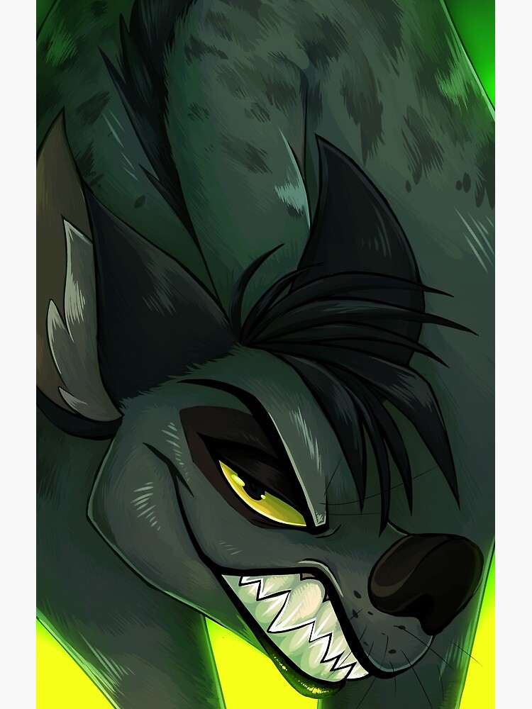 "Shenzi Portrait" Poster by Draikinator | Redbubble