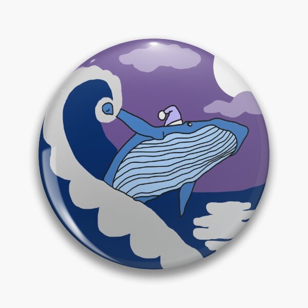"Night Night" Pin for Sale by GreenCatStories | Redbubble