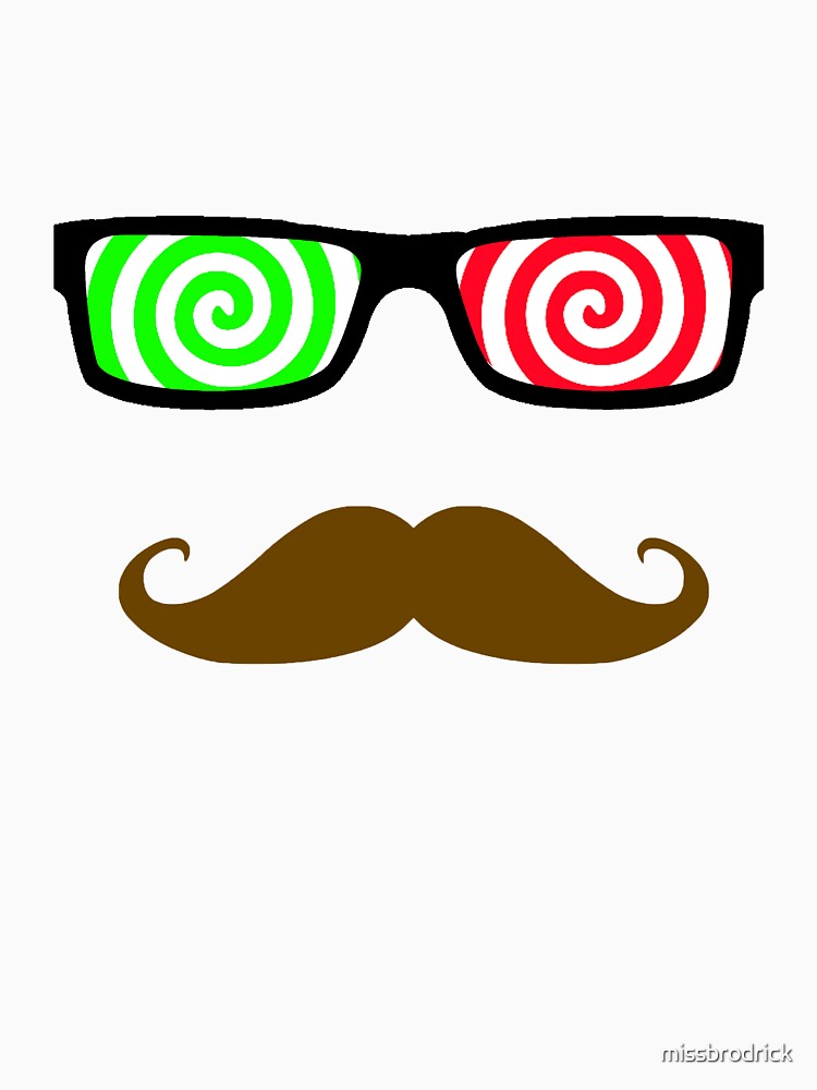 "X-Ray Specks + Moustache" T-shirt by missbrodrick | Redbubble