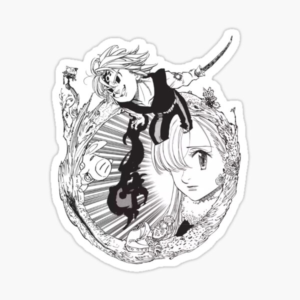 "The seven deadly sins" Sticker for Sale by kkiira | Redbubble