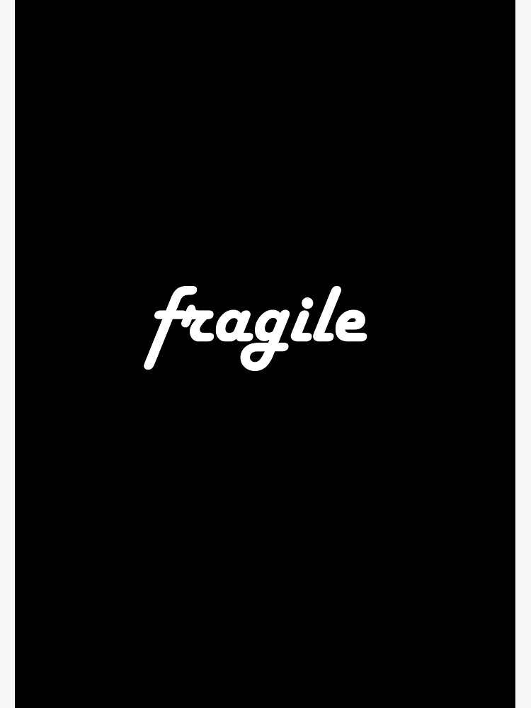 "Aesthetic Fragile Design" Sticker by Ampersand8 | Redbubble