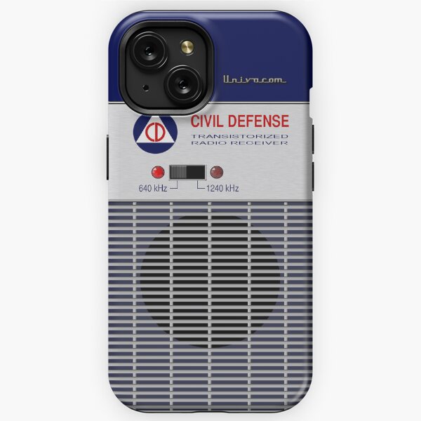 "Civil Defense Radio" iPhone Case for Sale by ubiquitoid | Redbubble