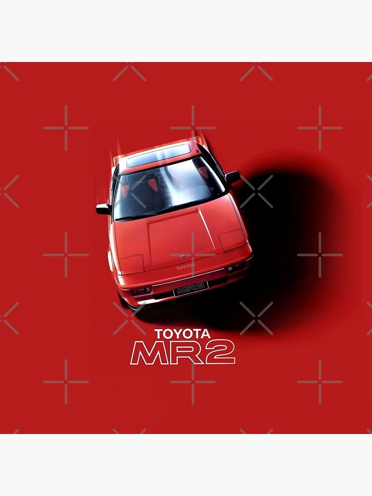 "Red MR2 with Shadows" Greeting Card for Sale by Enthusiast Designs ...