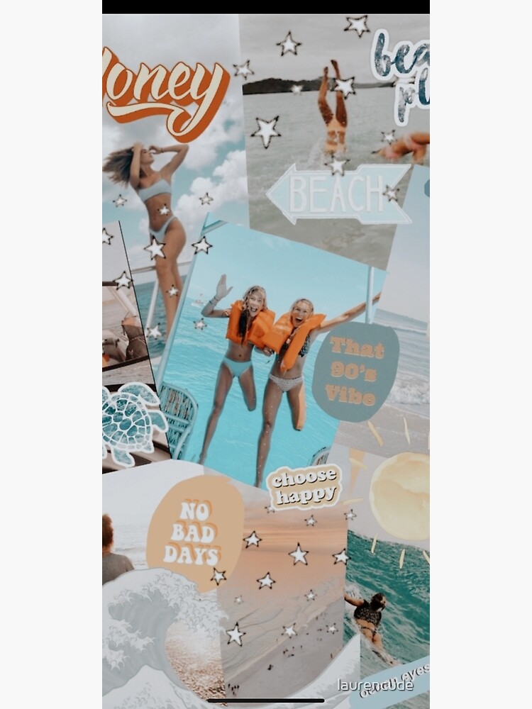 VSCO Beach Aesthetic Collage Phone Case (EDITED) Premium Matte Vertical ...