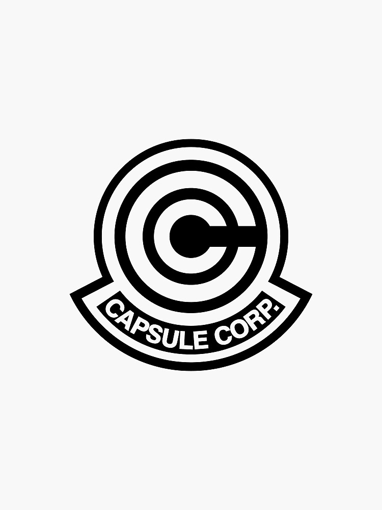 "Capsule Corp" Sticker for Sale by VonnyTheLoser | Redbubble